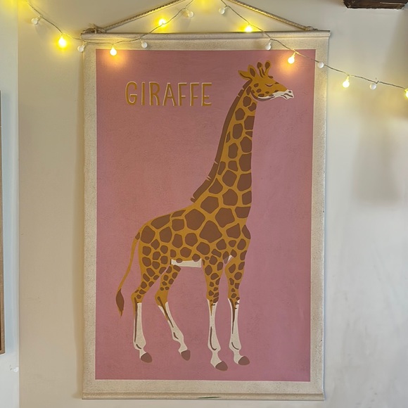 Pottery Barn Kids | Art | Pottery Barn Kids Giraffe Explorer Canvas ...